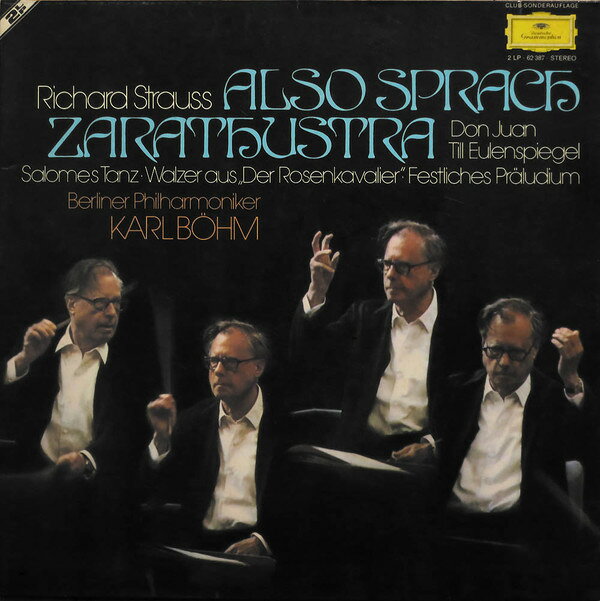 ・アーティスト Richard Strauss, Berliner Philharmoniker, Karl Bohm ・タイトル Also Sprach Zarathustra ・ Don Juan ・ Till Eulenspiegel...
