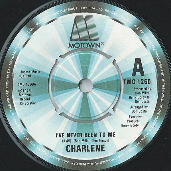 ・アーティスト Charlene ・タイトル I've Never Been To Me ・レーベル・型番 MOTOWN TMG1260 ・フォーマット 7インチレコード ・コンディション(盤) 良い (VG+) ・コンディション(ジャケッ...