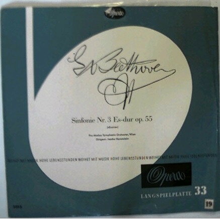 ・アーティスト ヤッシャ・ホーレンシュタイン, ウィーン・プロ・ムジカ管弦楽団 ・タイトル Beethoven Sinfonie Nr.3 Es-dur, Op.55 Eroica ・レーベル・型番 OPERA XP2230 ・フォーマット...