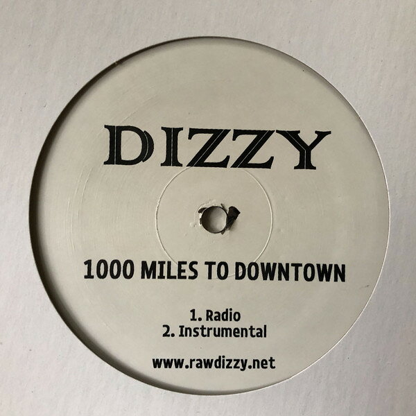・アーティスト Dizzy ・タイトル 1000 Miles To Downtown ・レーベル・型番 NOT ON LABEL MOR13115 ・フォーマット 12インチレコード ・コンディション(盤) 良い (VG+) ・コンディショ...