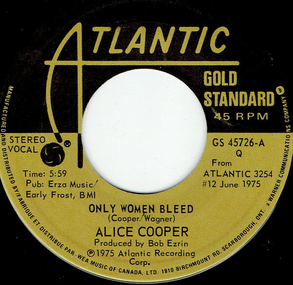 ・アーティスト Alice Cooper ・タイトル Only Women Bleed / Welcome To My Nightmare ・レーベル・型番 Atlantic GS45726 ・フォーマット 7インチレコード ・コンディショ...