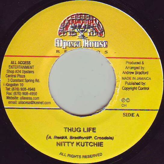 ・アーティスト Nitty Kutchie ・タイトル Thug Life ・レーベル・型番 Opera House NONE ・フォーマット 7インチレコード ・コンディション(盤) 良い (VG+) ・コンディション(ジャケット) ・コ...