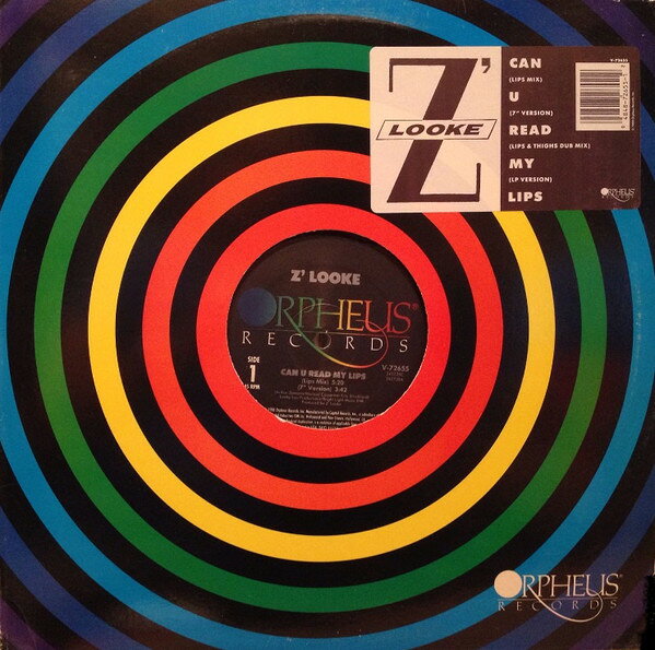 ・アーティスト Z'Looke ・タイトル Can U Read My Lips ・レーベル・型番 Orpheus Records V72655 ・フォーマット 12インチレコード ・コンディション(盤) 良い (VG+) ・コンディション...