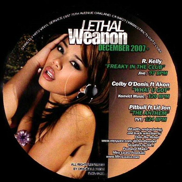 ・アーティスト Various ・タイトル Lethal Weapon - December 2007 ・レーベル・型番 Strictly Hits Vinyl Service LTHL109 ・フォーマット 12インチレコード ・コンディ...