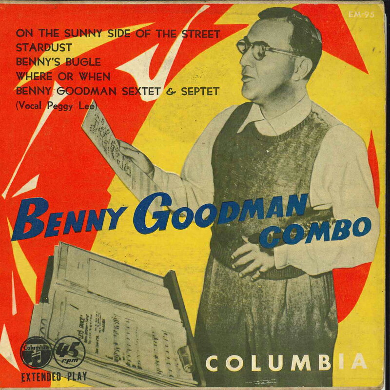 ・アーティスト Peggy Lee ・タイトル Benny Goodman Combos ・レーベル・型番 COLUMBIA EM95 ・フォーマット 7インチレコード ・コンディション(盤) 悪い (VG-) ・コンディション(ジャケット...