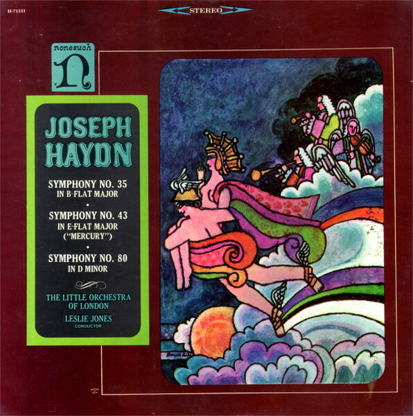 ・アーティスト Joseph Haydn - The Little Orchestra Of London, Leslie Jones ・タイトル Symphony No. 35 In B-flat Major・symphony No.43...