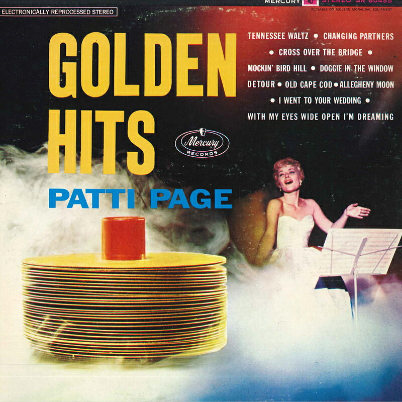 ・アーティスト Patti Page ・タイトル Golden Hits ・レーベル・型番 MERCURY SR60495 ・フォーマット LPレコード ・コンディション(盤) 非常に良い(EX) ・コンディション(ジャケット) 良い (V...