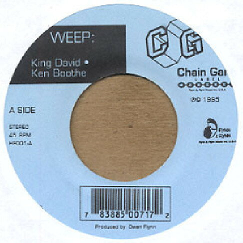 ・アーティスト King David & Ken Boothe ・タイトル Weep ・レーベル・型番 Chain Gang, Flynn & Flynn NONE ・フォーマット 7インチレコード ・コンディション(盤) 良い (VG+)...