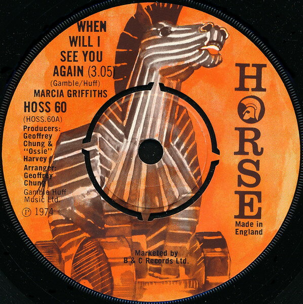 ・アーティスト Marcia Griffiths / Onika ・タイトル When Will I See You Again ・レーベル・型番 Horse HOSS60 ・フォーマット 7インチレコード ・コンディション(盤) 良い (...