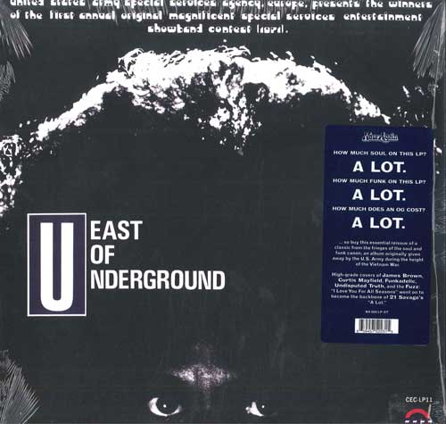 ・アーティスト East Of Underground ・タイトル East Of Underground ・レーベル・型番 NOW-AGAIN NA5223LPST ・フォーマット LPレコード ・コンディション(盤) 新品 (M) ・コ...