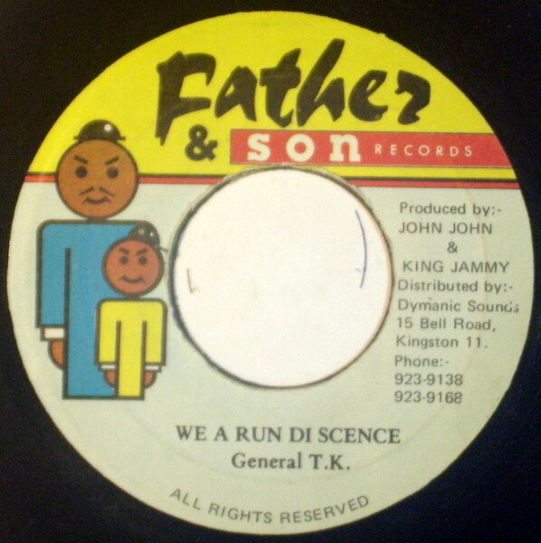 ・アーティスト General T.K. ・タイトル We A Run Di Scene ・レーベル・型番 Father & Son Records NONE ・フォーマット 7インチレコード ・コンディション(盤) 良い (VG+) ・コ...