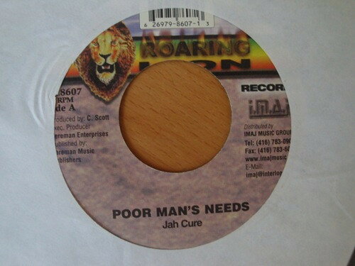 ・アーティスト Jah Cure ・タイトル Poor Man's Needs ・レーベル・型番 Roaring Lion Records RL8607 ・フォーマット 7インチレコード ・コンディション(盤) 良い (VG+) ・コンディ...