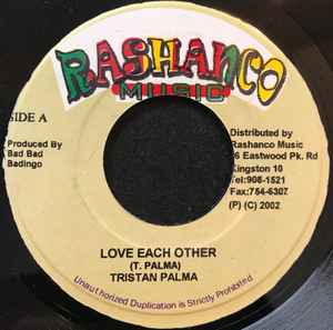 ・アーティスト Tristan Palmer ・タイトル Love Each Other ・レーベル・型番 Rashanco Music NONE ・フォーマット 7インチレコード ・コンディション(盤) 良い (VG+) ・コンディション...