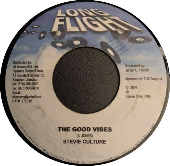 ・アーティスト Stevie Culture ・タイトル The Good Vibes ・レーベル・型番 Long Flight NONE ・フォーマット 7インチレコード ・コンディション(盤) 良い (VG+) ・コンディション(ジャケ...