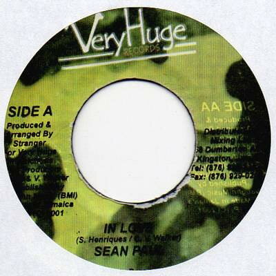 ・アーティスト Sean Paul / Pele King ・タイトル In Love / No More ・レーベル・型番 Very Huge Records NONE ・フォーマット 7インチレコード ・コンディション(盤) 良い (V...