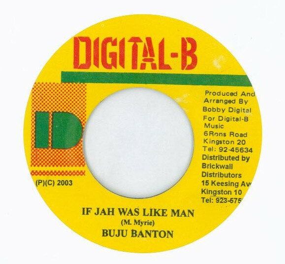 ・アーティスト Buju Banton ・タイトル If Jah Was Like Man ・レーベル・型番 Digital-B NONE ・フォーマット 7インチレコード ・コンディション(盤) 良い (VG+) ・コンディション(ジャケ...