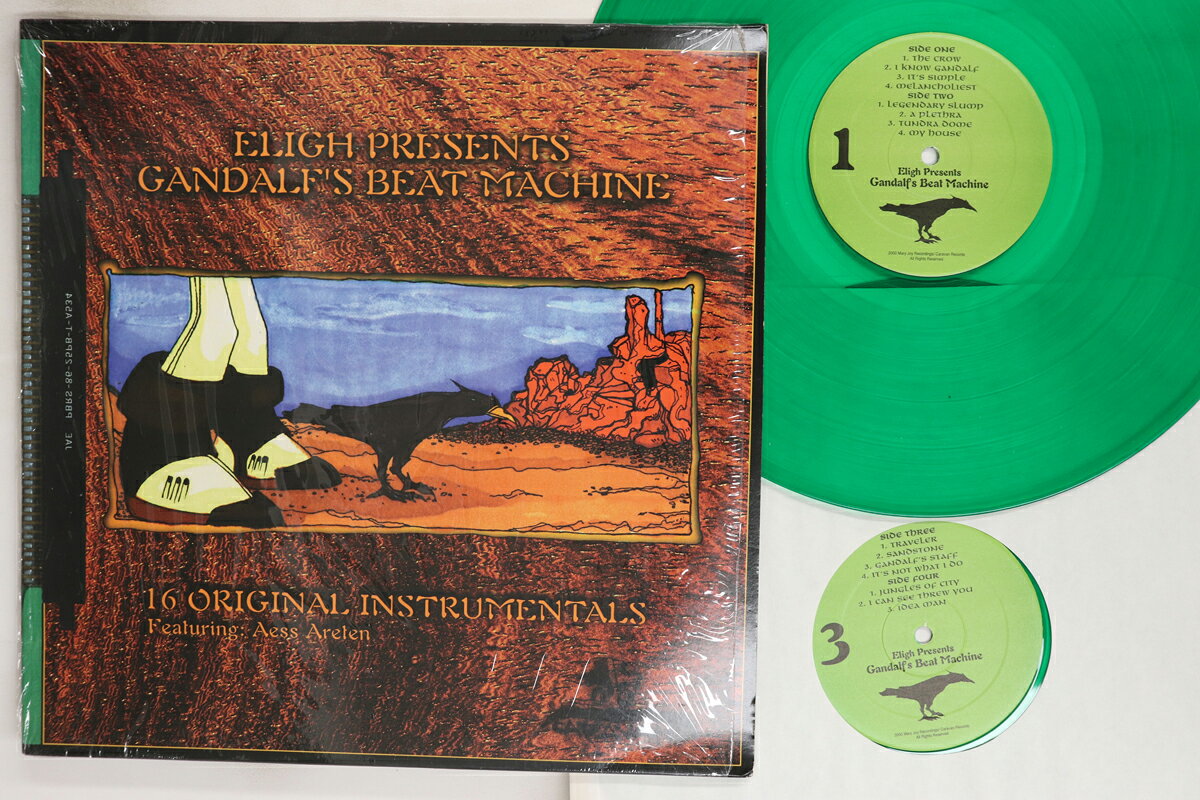 ・アーティスト Eligh ・タイトル Gandalf's Beat Machine ・レーベル・型番 MARY JOY MJLP011 ・フォーマット LPレコード ・コンディション(盤) 良い (VG+) ・コンディション(ジャケット)...