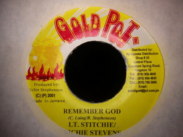 ・アーティスト Lieutenant Stitchie / Richie Stephens / David Cole ・タイトル Remember God / Acid Rock ・レーベル・型番 Gold Pot none ・フォーマット...