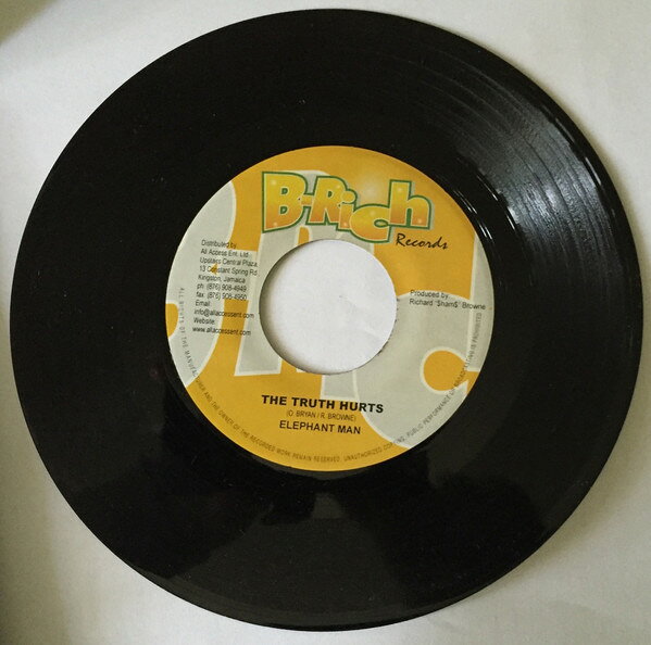 ・アーティスト Elephant Man ・タイトル The Truth Hurts ・レーベル・型番 B-Rich Records NONE ・フォーマット 7インチレコード ・コンディション(盤) 良い (VG+) ・コンディション(ジ...