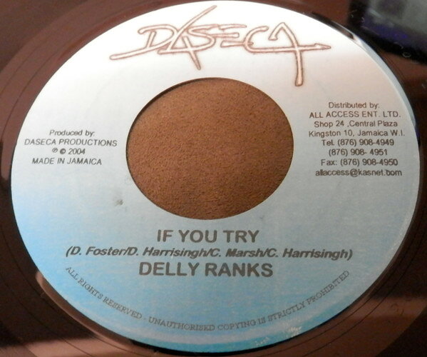 ・アーティスト Bling Dawg / Delly Ranks ・タイトル Endlessly / If You Try ・レーベル・型番 Daseca NONE ・フォーマット 7インチレコード ・コンディション(盤) 良い (VG+)...
