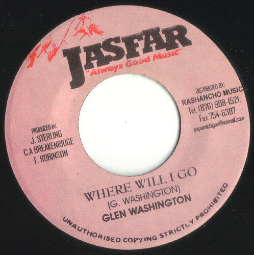 ・アーティスト Glen Washington ・タイトル Where Will I Go ・レーベル・型番 Jasfar Records NONE ・フォーマット 7インチレコード ・コンディション(盤) 良い (VG+) ・コンディショ...