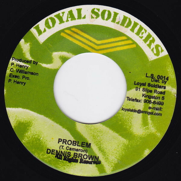 ・アーティスト Dennis Brown ・タイトル Problem ・レーベル・型番 Loyal Soldiers Production LS0014 ・フォーマット 7インチレコード ・コンディション(盤) 良い (VG+) ・コンディ...
