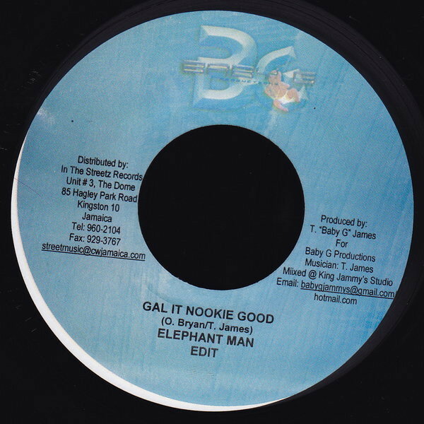 ・アーティスト Elephant Man ・タイトル Gal It Nookie Good ・レーベル・型番 Baby G Productions NONE ・フォーマット 7インチレコード ・コンディション(盤) 良い (VG+) ・コン...