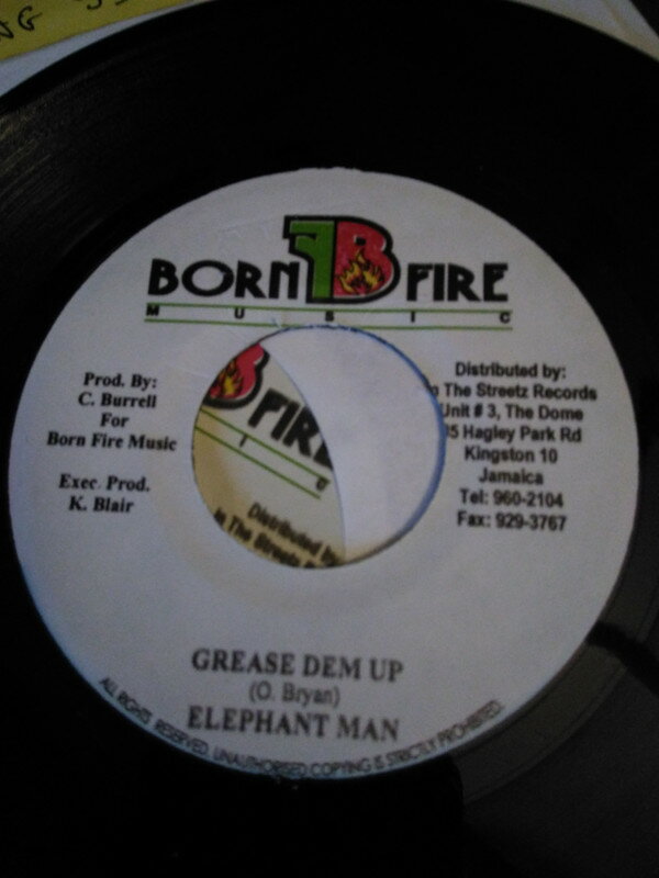 ・アーティスト Elephant Man / Mr. Chumps ・タイトル Grease Dem Up / Duppy Enemy ・レーベル・型番 Born Fire Music NONE ・フォーマット 7インチレコード ・コンディ...