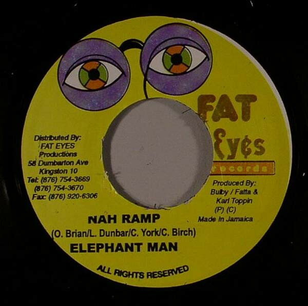 ・アーティスト Elephant Man / L.M.S ・タイトル Nah Ramp / You R The One ・レーベル・型番 Fat Eyes Records NONE ・フォーマット 7インチレコード ・コンディション(盤) ...