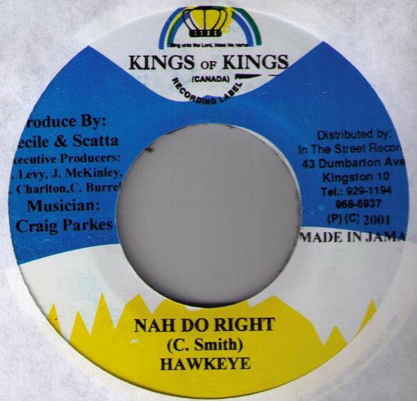 ・アーティスト Hawkeye / Nigi ・タイトル Nah Do Right / Stay ・レーベル・型番 Kings of Kings NONE ・フォーマット 7インチレコード ・コンディション(盤) 良い (VG+) ・コンデ...