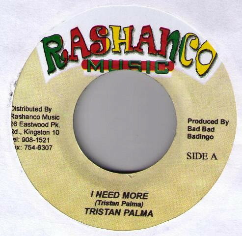 ・アーティスト Tristan Palmer ・タイトル I Need More ・レーベル・型番 Rashanco Music NONE ・フォーマット 7インチレコード ・コンディション(盤) 非常に良い(EX) ・コンディション(ジャ...