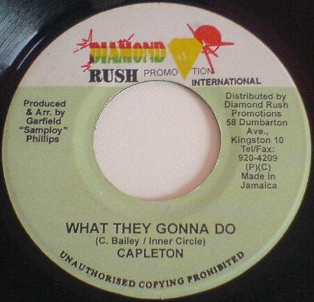 ・アーティスト Capleton / Lisa Dainjah ・タイトル What They Gonna Do / Be Wise ・レーベル・型番 Diamond Rush Promotion International NONE ・フ...