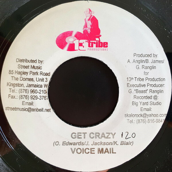 ・アーティスト Voicemail / Trish & Oki ・タイトル Get Crazy / What I Like ・レーベル・型番 13th Tribe Productions NONE ・フォーマット 7インチレコード ・コンデ...