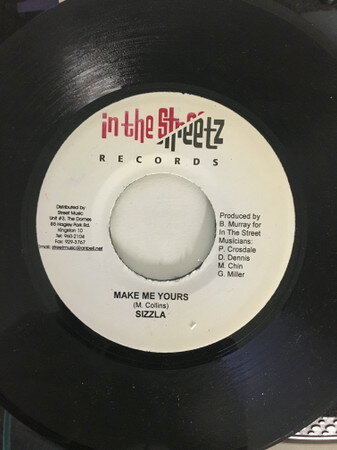 ・アーティスト Sizzla ・タイトル Make Me Yours ・レーベル・型番 In The Streetz Records NONE ・フォーマット 7インチレコード ・コンディション(盤) 良い (VG+) ・コンディション(ジ...