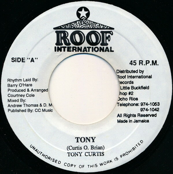 ・アーティスト Tony Curtis ・タイトル Tony ・レーベル・型番 ROOF INTERNATIONAL NONE ・フォーマット 7インチレコード ・コンディション(盤) 良い (VG+) ・コンディション(ジャケット) ・コ...