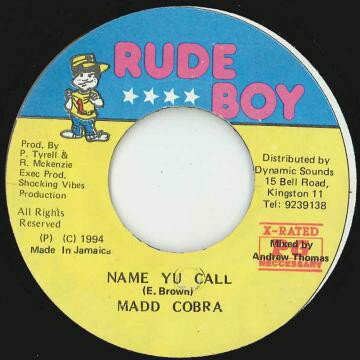 ・アーティスト Mad Cobra ・タイトル Name Yu Call ・レーベル・型番 Rude Boy NONE ・フォーマット 7インチレコード ・コンディション(盤) 良い (VG+) ・コンディション(ジャケット) ・コンディシ...
