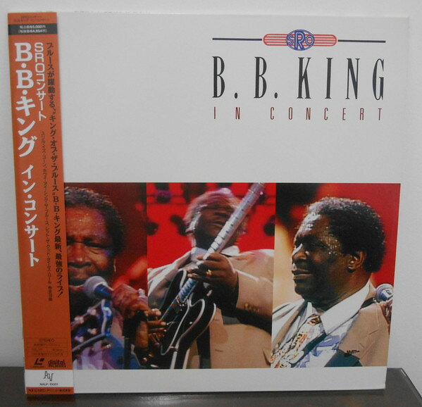 ・アーティスト B.B. King ・タイトル In Concert ・レーベル・型番 NEC AVENUE NALP10001 ・フォーマット レーザーディスク ・コンディション(盤) 良い (VG+) ・コンディション(ジャケット) 良...