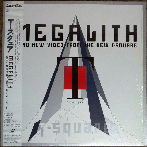 ・アーティスト T Square ・タイトル Megalith ・レーベル・型番 SONY SRLM278 ・フォーマット レーザーディスク ・コンディション(盤) 良い (VG+) ・コンディション(ジャケット) 良い (VG+) ・コン...
