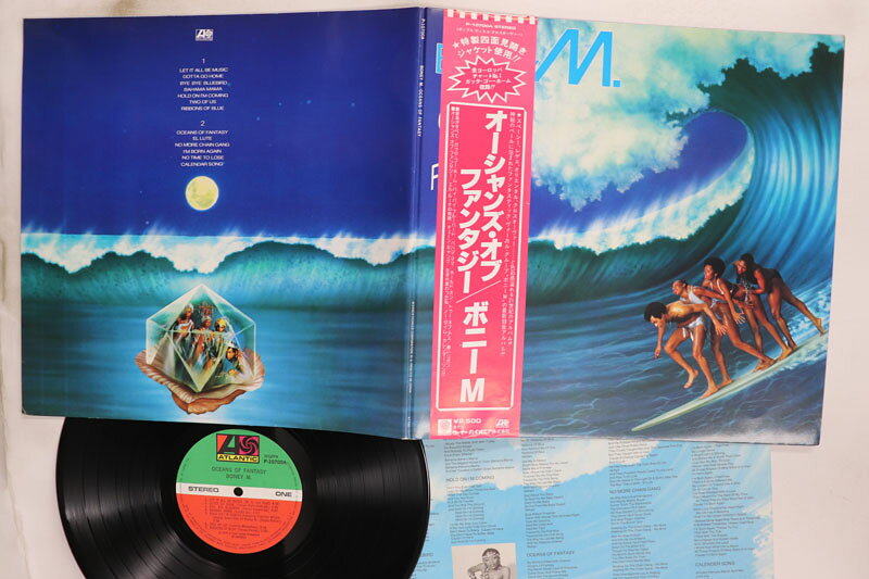 ・アーティスト Boney M ・タイトル Oceans Of Fantasy ・レーベル・型番 ATLANTIC P10700A ・フォーマット LPレコード ・コンディション(盤) 可 (VG) ・コンディション(ジャケット) 良い (...