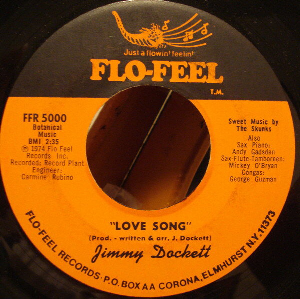 ・アーティスト Jimmy Dockett ・タイトル Love Song ・レーベル・型番 Flo-Feel FFR5000 ・フォーマット 7インチレコード ・コンディション(盤) 良い (VG+) ・コンディション(ジャケット) ・コ...
