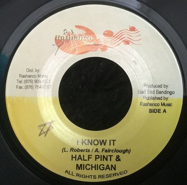 ・アーティスト Half Pint & Papa Michigan ・タイトル I Know It ・レーベル・型番 Rashanco Music NONE ・フォーマット 7インチレコード ・コンディション(盤) 良い (VG+) ・コン...
