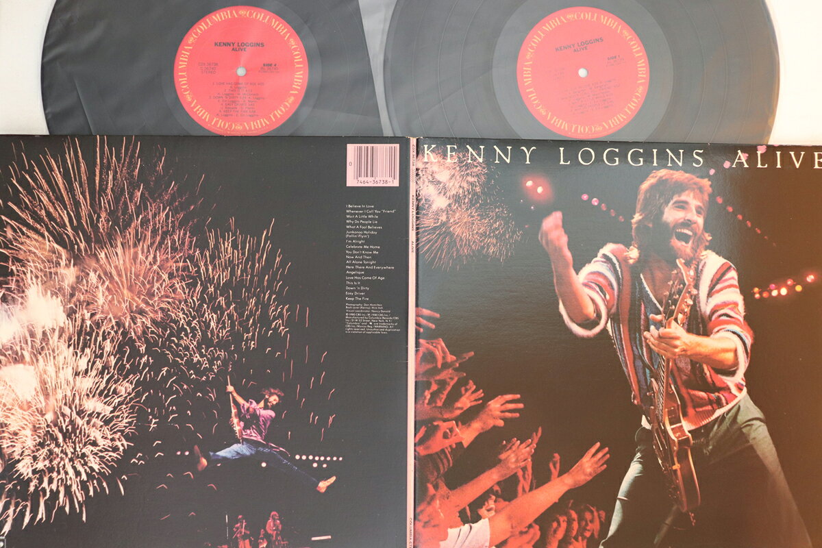 ・アーティスト Kenny Loggins ・タイトル Alive ・レーベル・型番 COLUMBIA C2X36738 ・フォーマット LPレコード ・コンディション(盤) 良い (VG+) ・コンディション(ジャケット) 良い (VG+...