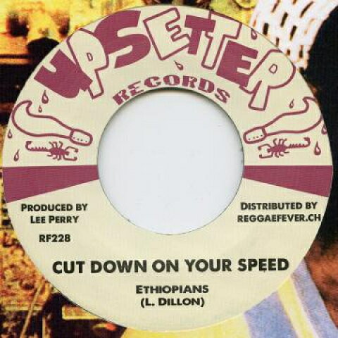・アーティスト Ethiopians / Dave Baker ・タイトル Cut Down On Your Speed / One Little Lie ・レーベル・型番 Upsetter/Reggae Fever EU RF228 ・フ...
