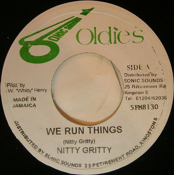 ・アーティスト Nitty Gritty ・タイトル We Run Things ・レーベル・型番 Sonic Sounds Oldies 5FM8130 ・フォーマット 7インチレコード ・コンディション(盤) 良い (VG+) ・コンデ...