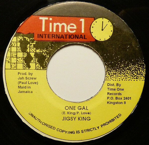 ・アーティスト Jigsy King ・タイトル One Gal ・レーベル・型番 Time 1 International NONE ・フォーマット 7インチレコード ・コンディション(盤) 良い (VG+) ・コンディション(ジャケット...