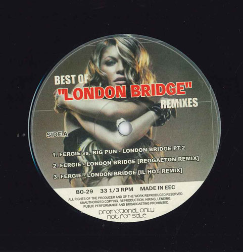 ・アーティスト Fergie ・タイトル Best Of London Bridge Remixes ・レーベル・型番 NOT ON LABEL BO29 ・フォーマット 12インチレコード ・コンディション(盤) 良い (VG+) ・コン...