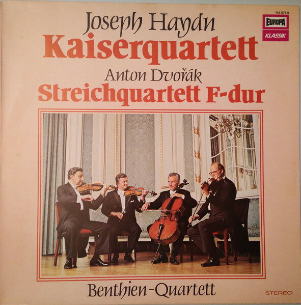 ・アーティスト Joseph Haydn , Anton?n Dvo??k - Benthien Quartet ・タイトル Kaiserquartett - Streichquartett F-dur ・レーベル・型番 Europa Kl...