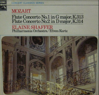 ・アーティスト Wolfgang Amadeus Mozart , Elaine Shaffer , Efrem Kurtz & Philharmonia Orchestra ・タイトル The Two Concertos For Flut...