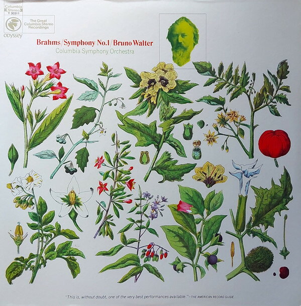 ・アーティスト Johannes Brahms, Bruno Walter, Columbia Symphony Orchestra ・タイトル Brahms Symphony No. 1 Bruno Walter ・レーベル・型番 Col...