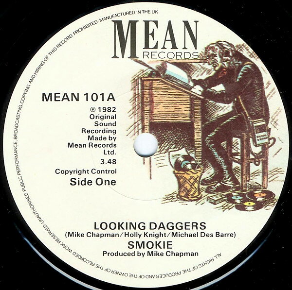 ・アーティスト Smokie ・タイトル Looking Daggers ・レーベル・型番 Mean Records MEAN101 ・フォーマット 7インチレコード ・コンディション(盤) 良い (VG+) ・コンディション(ジャケット)...
